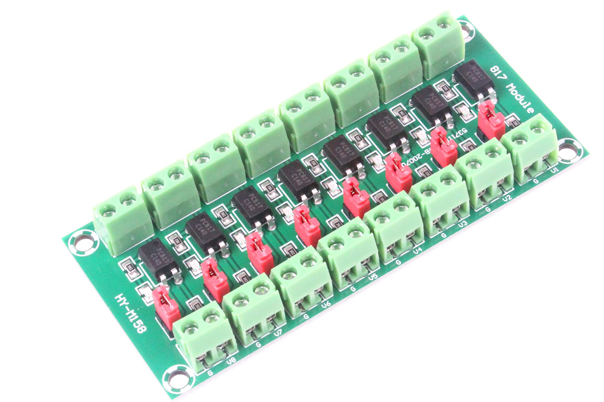 Snapklik.com : PC817 8-Channel Optocoupler Isolation Board Voltage ...