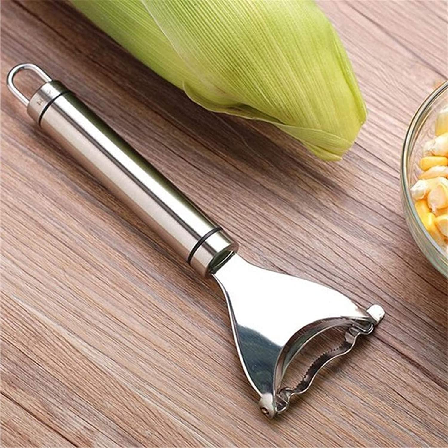 Magic corn peeler, stainless steel corn cob peeler, simple corn peeler ...