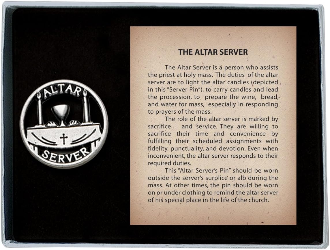 Amazon.com: Cathedral Art (Abbey & CA Gift Altar Server Pin with ...