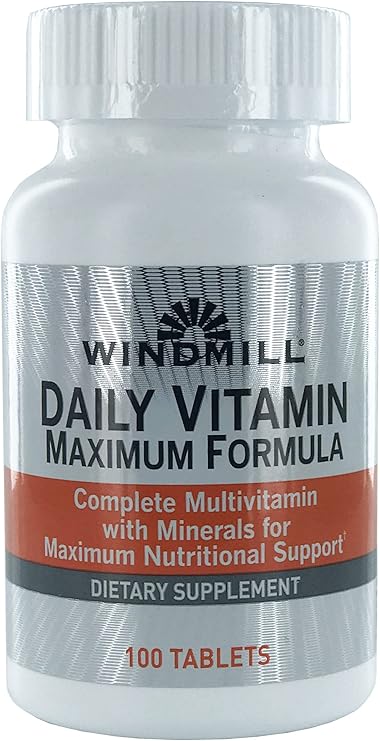 Amazon.com: Windmill Health Products Daily Vitamin Maximum Formula ...