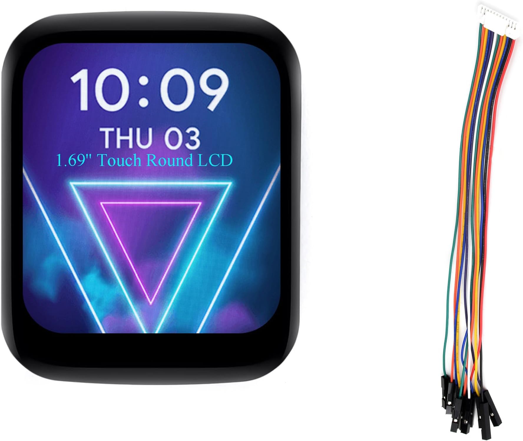 Amazon.com: 1.69inch Touch LCD Round Corner Display Module Compatible ...