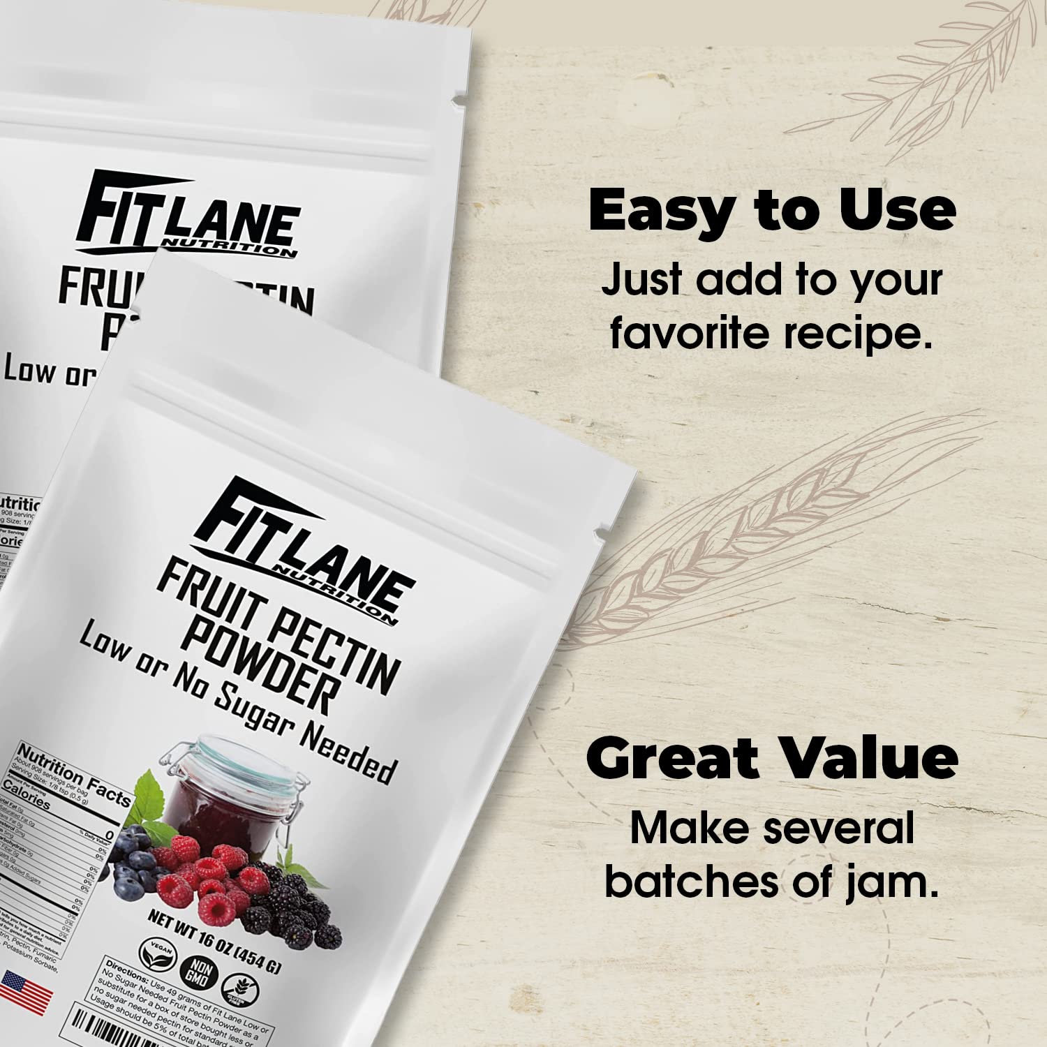 Snapklik.com : Low Sugar Pectin For Canning Jam And Jellies Natural ...