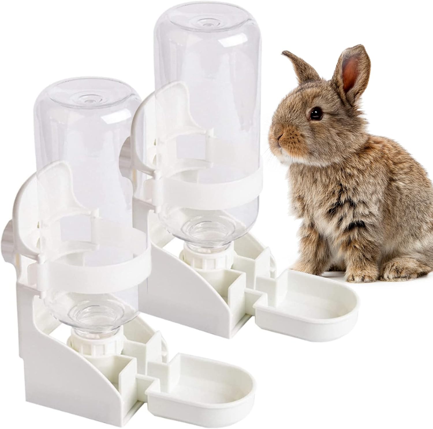 Amazon.com : kathson 2PCS Rabbit Water Bottle, 17oz Hanging Water ...