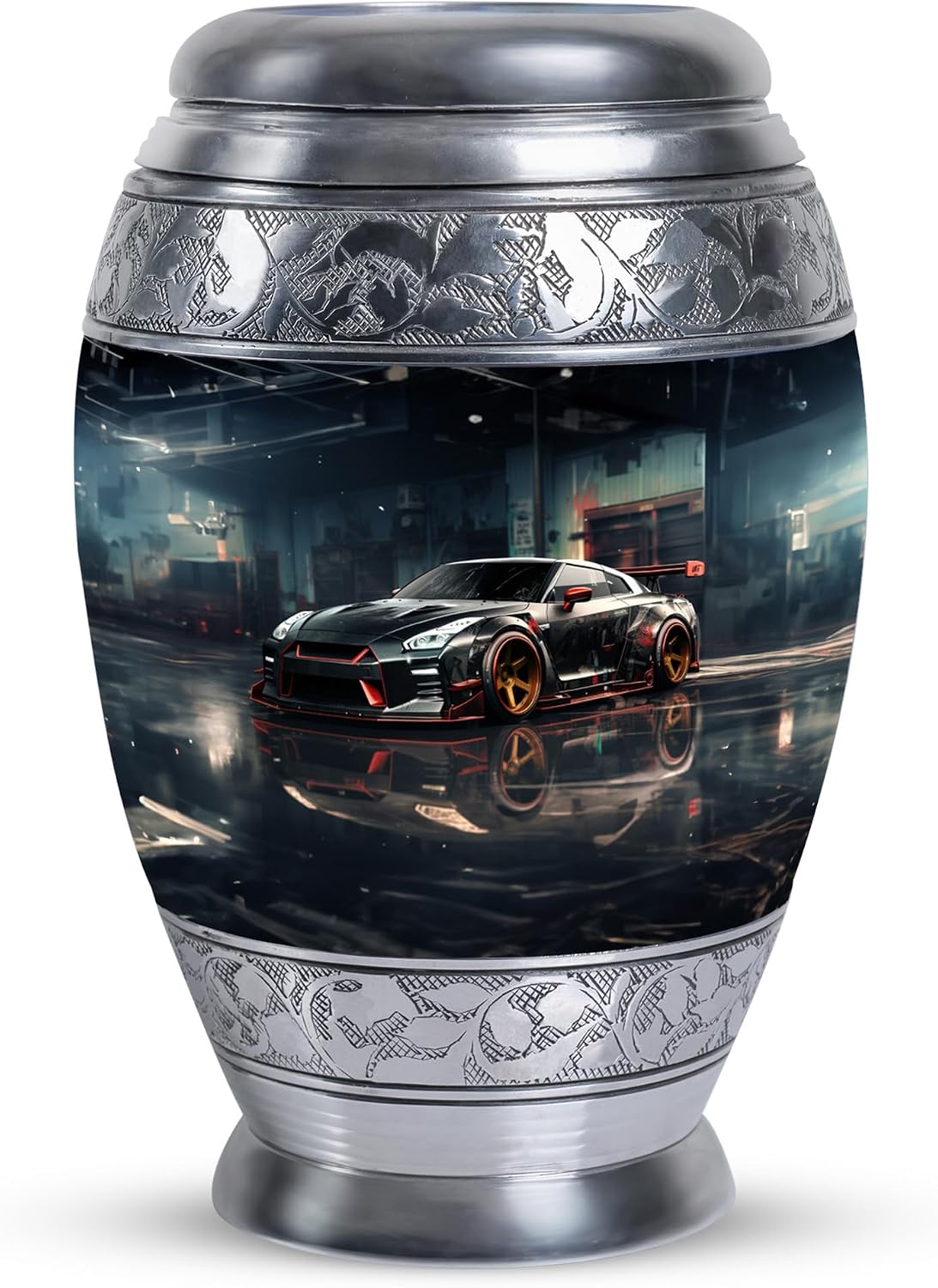 Amazon.com: KARYLIZ Sports Car Poised in Urban - Funeral Urns - Large ...