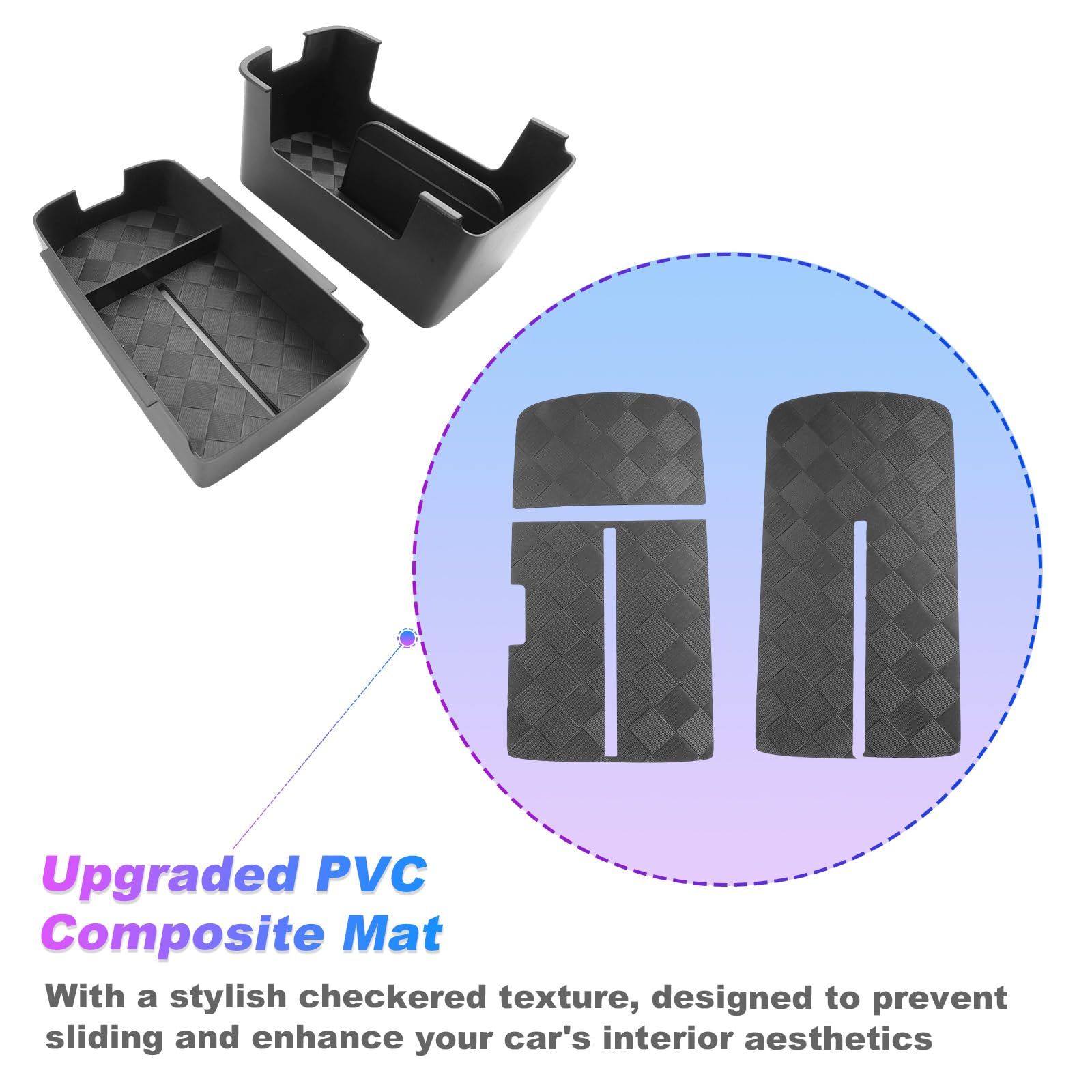 Snapklik.com : SXCY 2PCS For 2024 2025 Chevy Trax Center Console ...