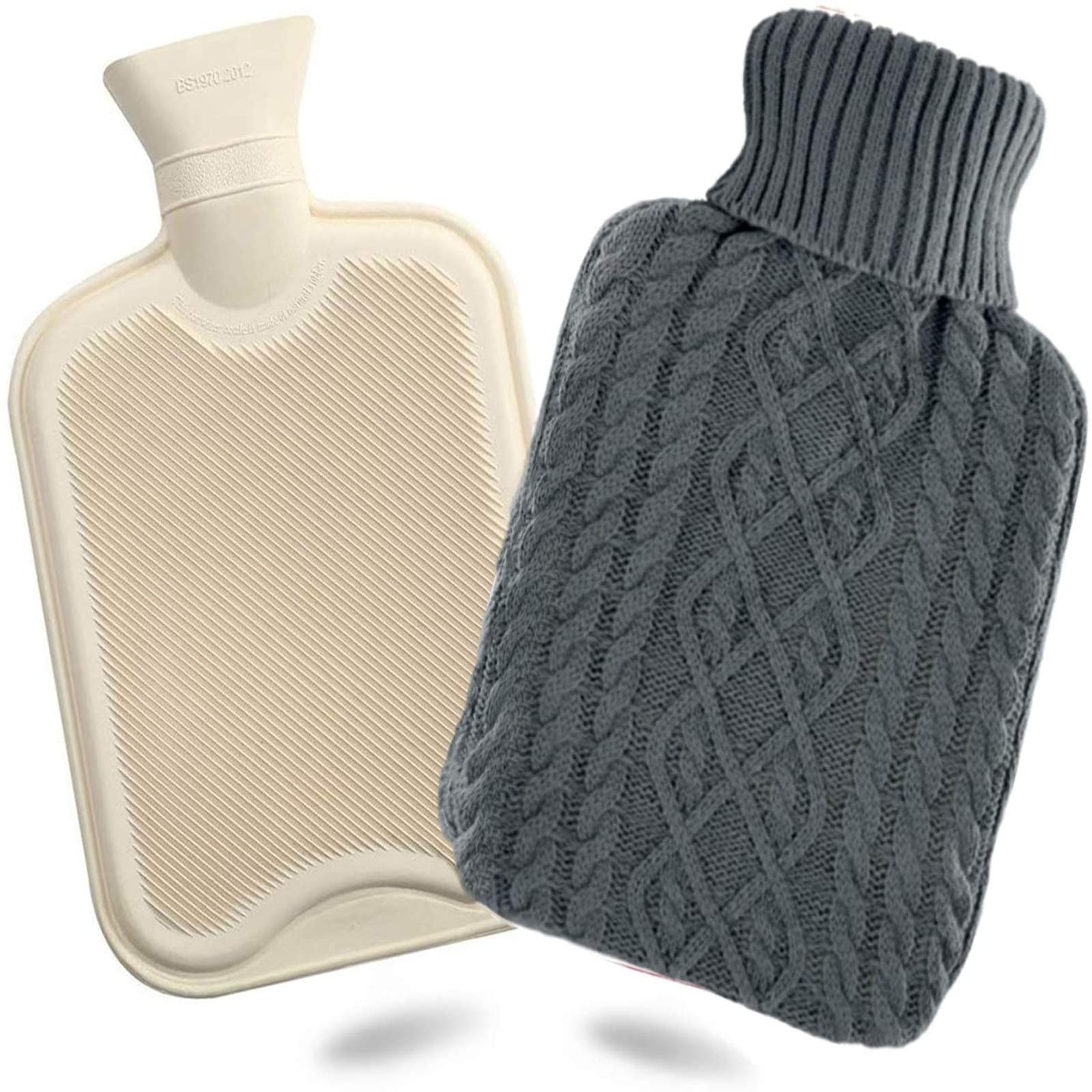 Warm Longer 2L Large Capacity Hot Water Bag Thicken Rubber Hot Water ...