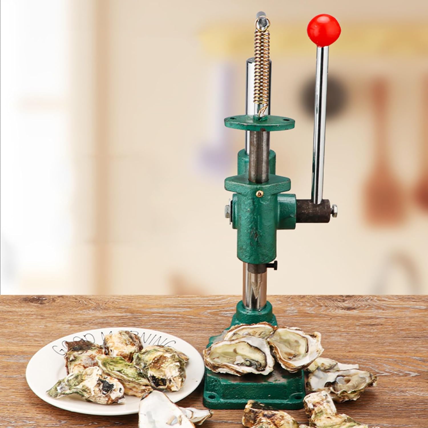 Oyster Shucker Tool Set Adjustable Oyster Clam Opener Machine Stainless ...