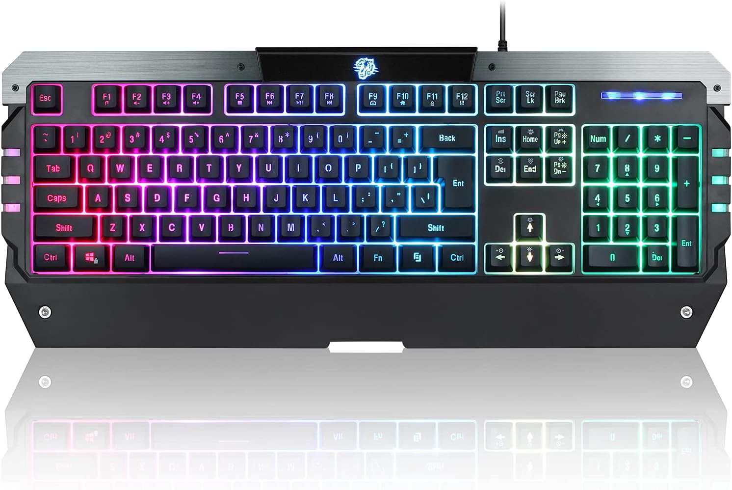 Amazon.in: Buy Redgear Blaze 7 Colour Backlit Wired Gaming Keyboard ...