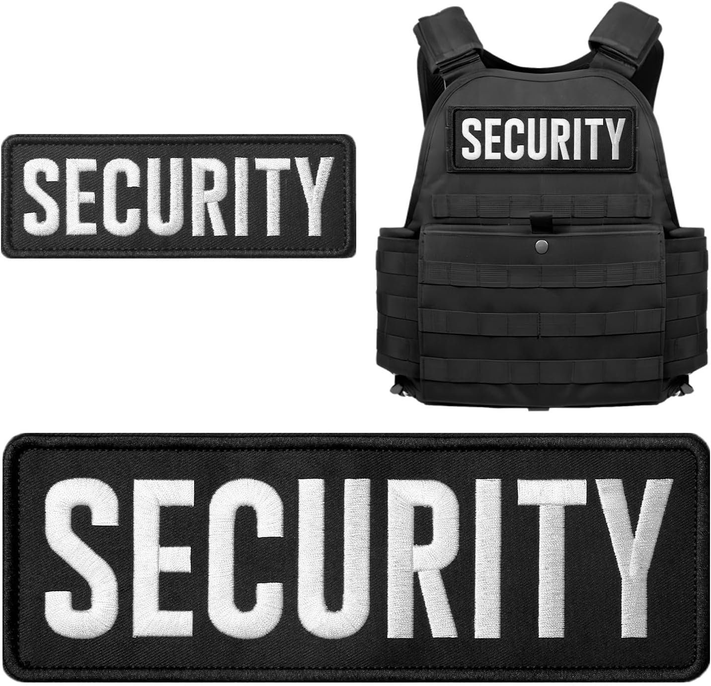 Amazon.com: WILDREEDS 2 Pieces Hook and Loop Security Patches, Tactical ...