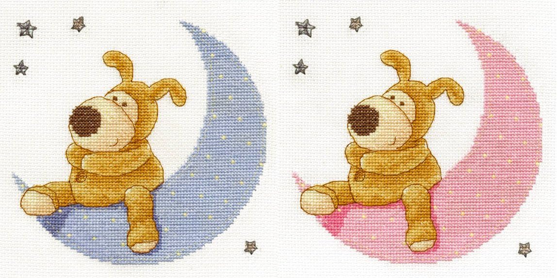 DMC Boofle Wishing on a Star 14 Count Cross Stitch Kit, Multi-Colour ...