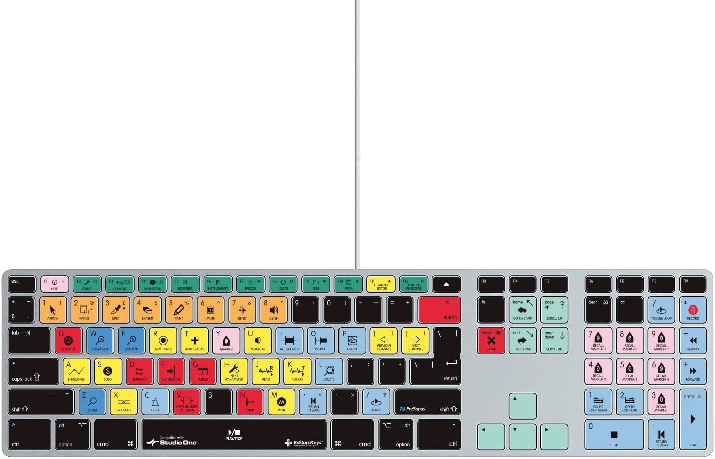 Presonus Studio One Keyboard cover for Apple iMac Wired Keyboard ...