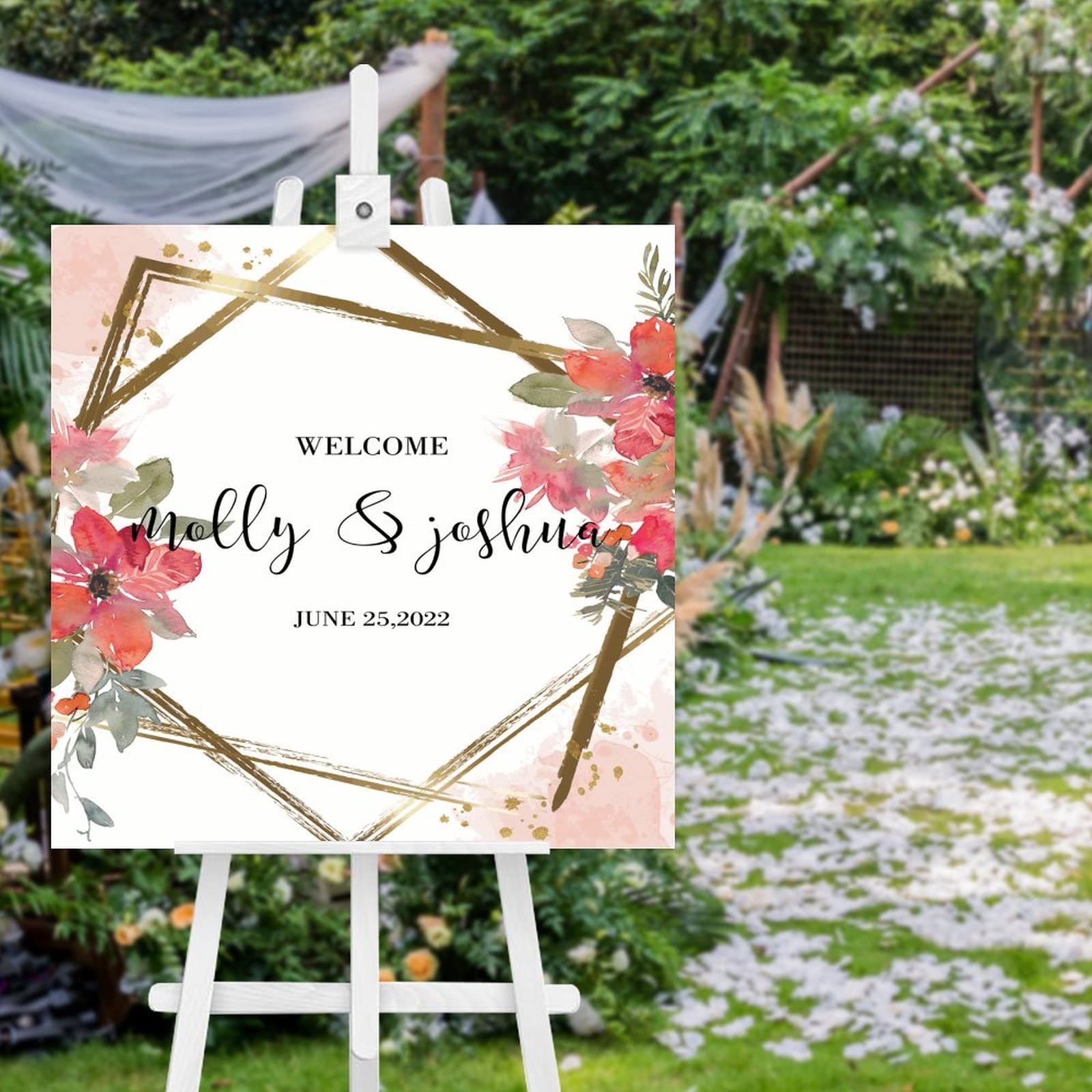 Buy Sign Board Wooden Welcome Sign Personalised Wedding Welcome Sign ...