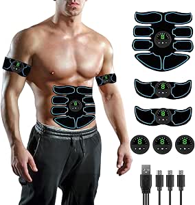 ABS Stimulator,EMS Muscle Stimulator,Abdominal Toning Belt,Muscle Toner ...