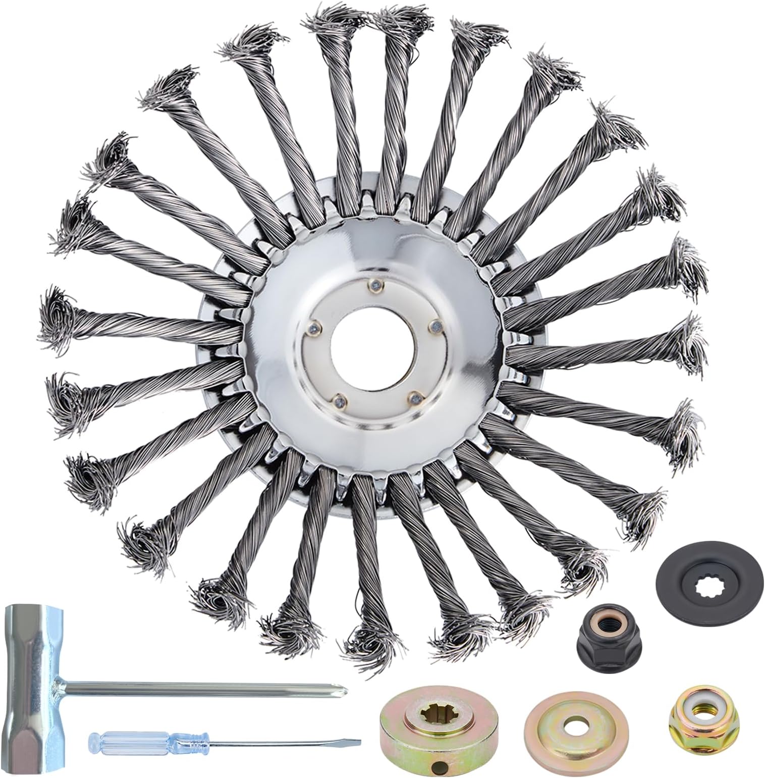 Amazon.com: 8 Inch Indestructible Trimmer Head - Unbreakable Wired ...