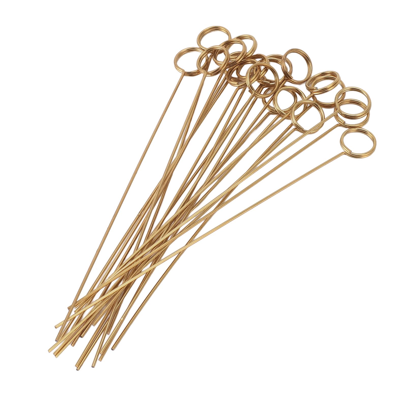 Decorative Note Clips Gold Silver Rose Gold 6-Piece Round Wire Memo ...