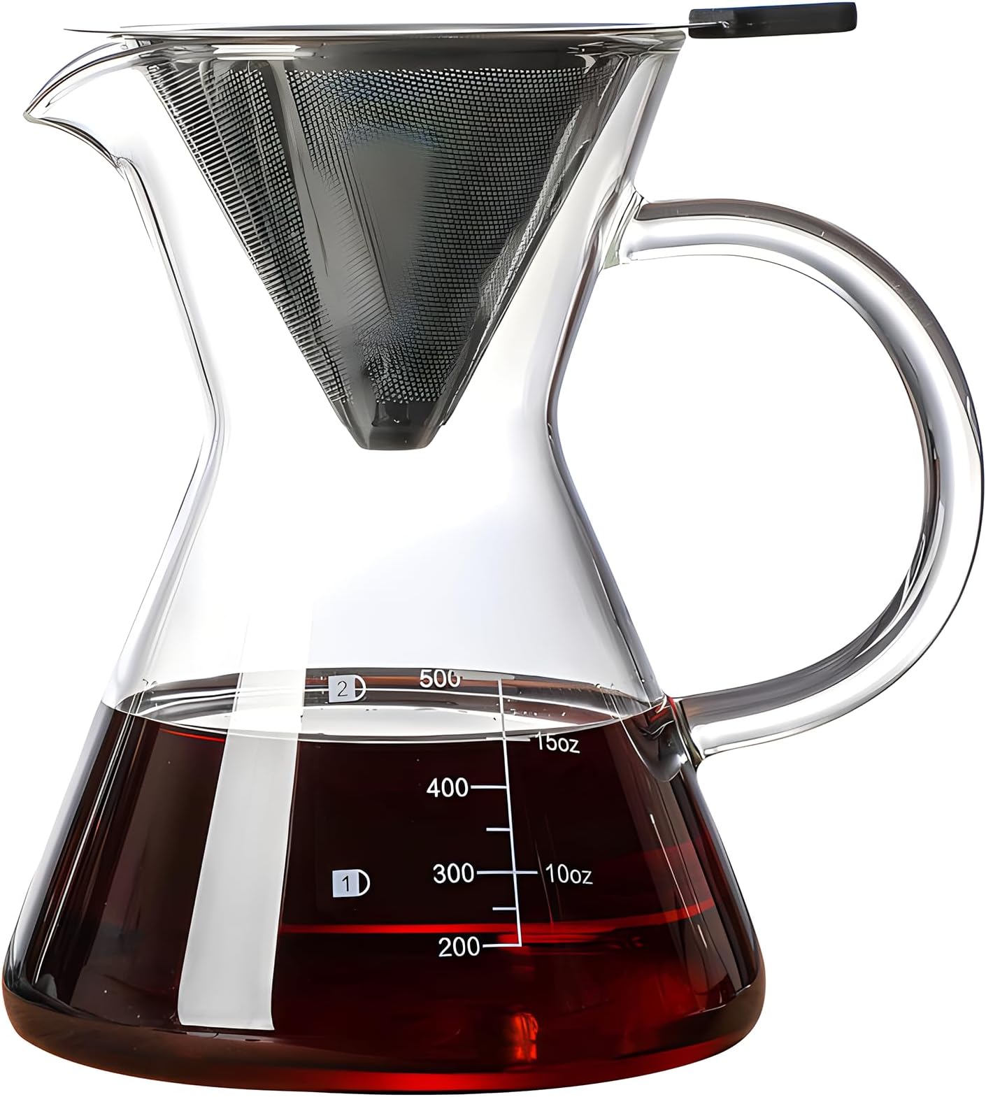 Amazon.com: COFISUKI Pour Over Coffee Maker with Reusable Stainless ...