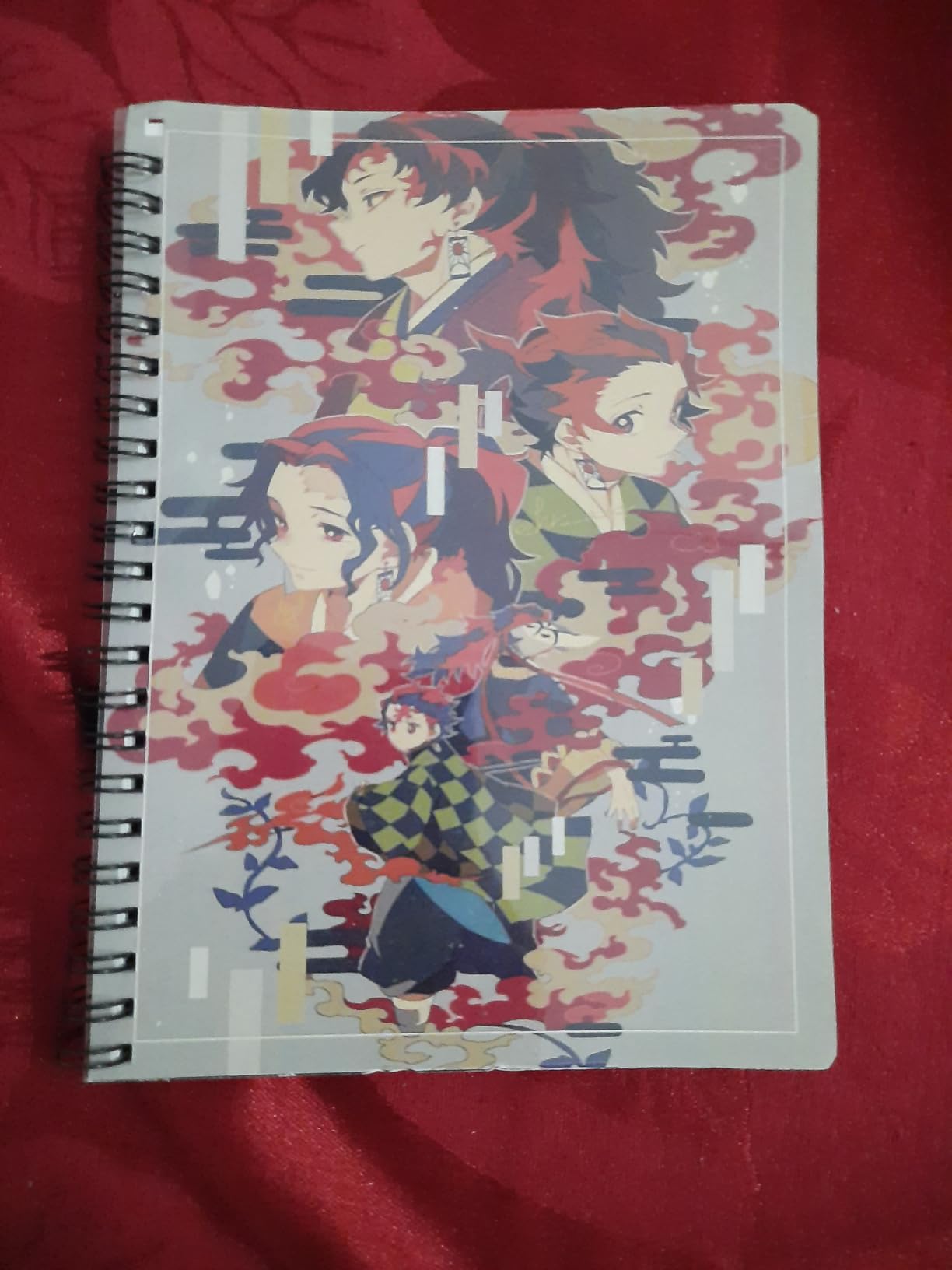 AMBER CRAFTS Demons Slayer Anime Tanjiro A5 6 x 9 Inch Spiral Notebook ...