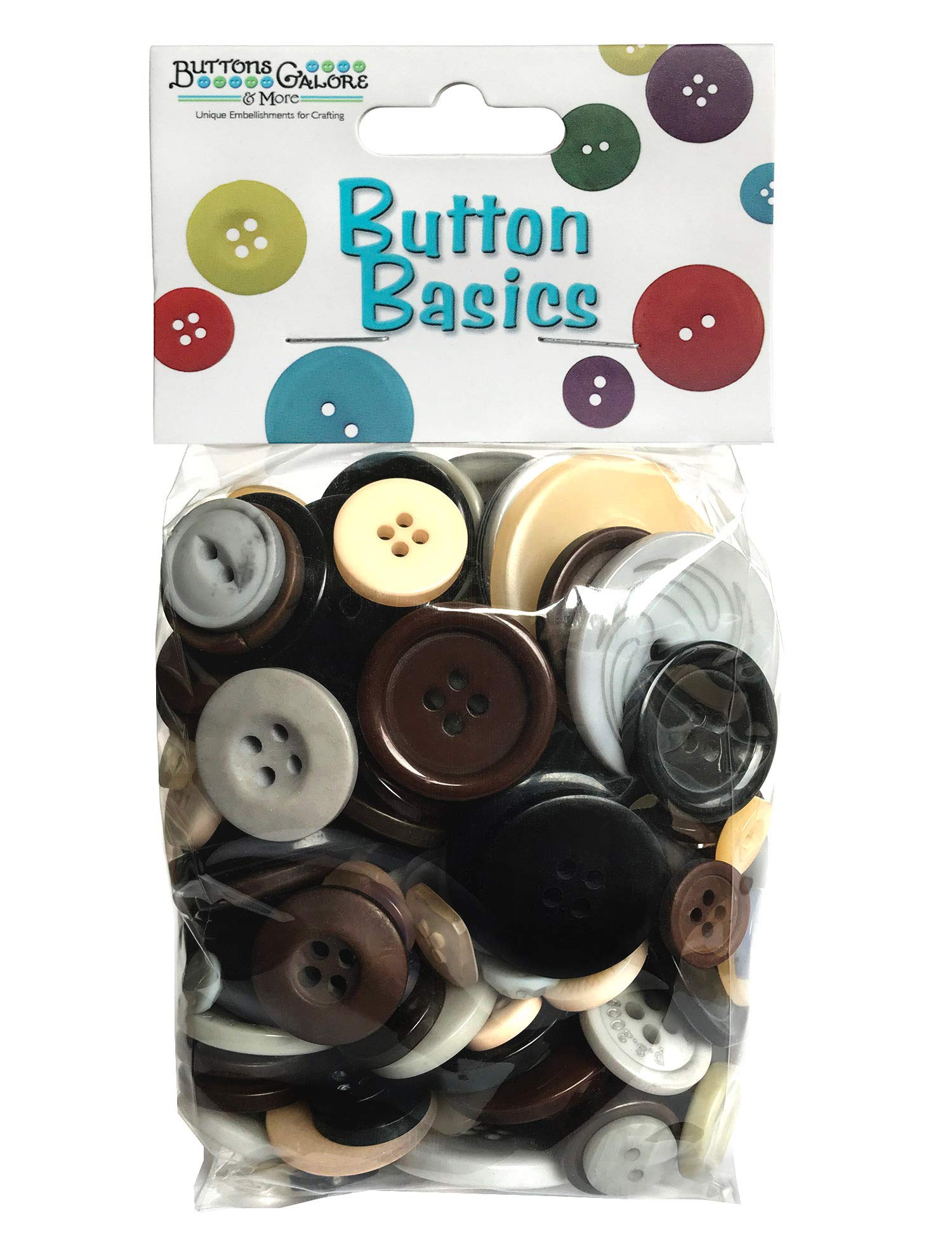 Amazon.com: Buttons Galore and More Button Candy Bags 5.5Oz Assorted ...