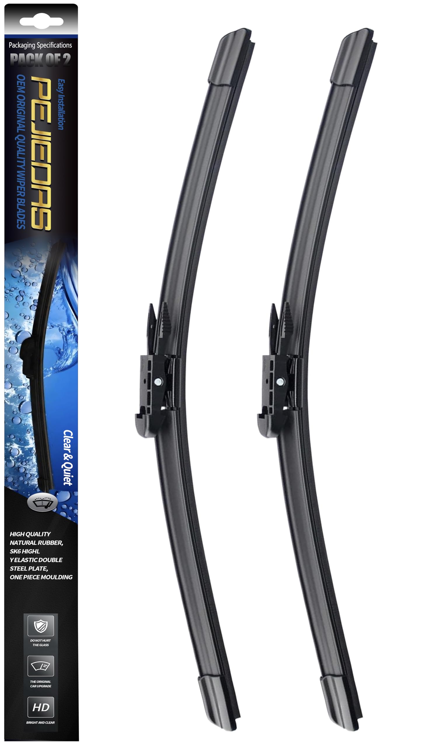 PEJIEDAS 2X Front Windshield Wiper Blade for Ford Escape 2013-2020/Ford ...