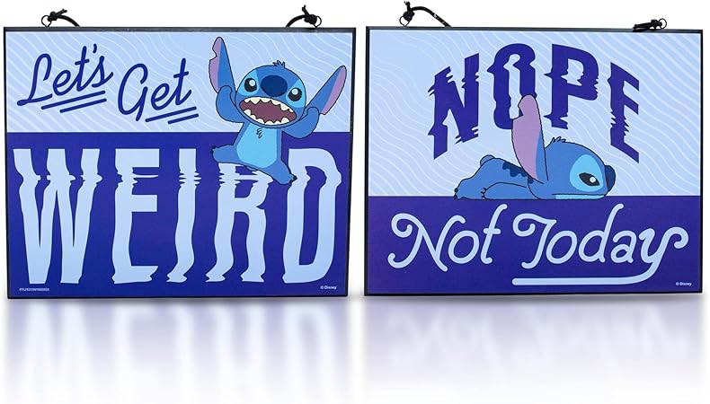 Amazon.com: Disney Lilo & Stitch "Let's Get Weird" Reversible Double ...