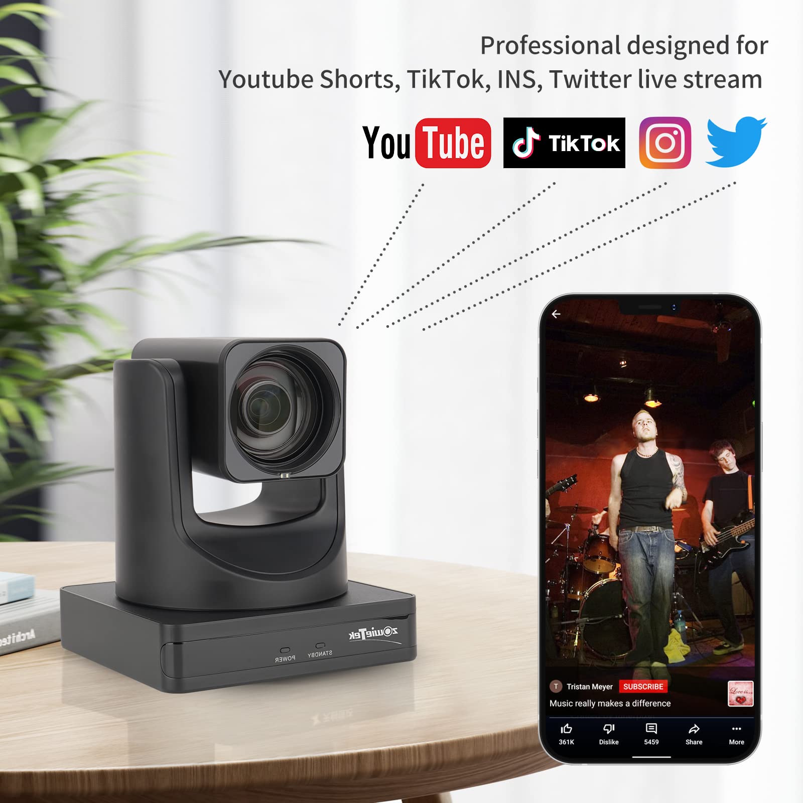 Snapklik.com : Zowietek New Gen Vertical PTZ Camera