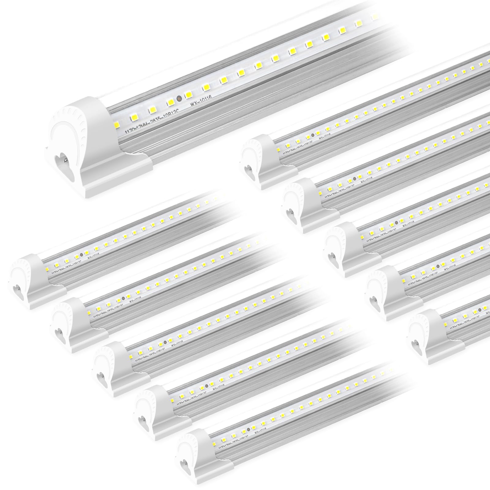 SZHLUX 10 Pack LED Shop Light 4FT, 42W 5000K 6300LM Daylight White ...