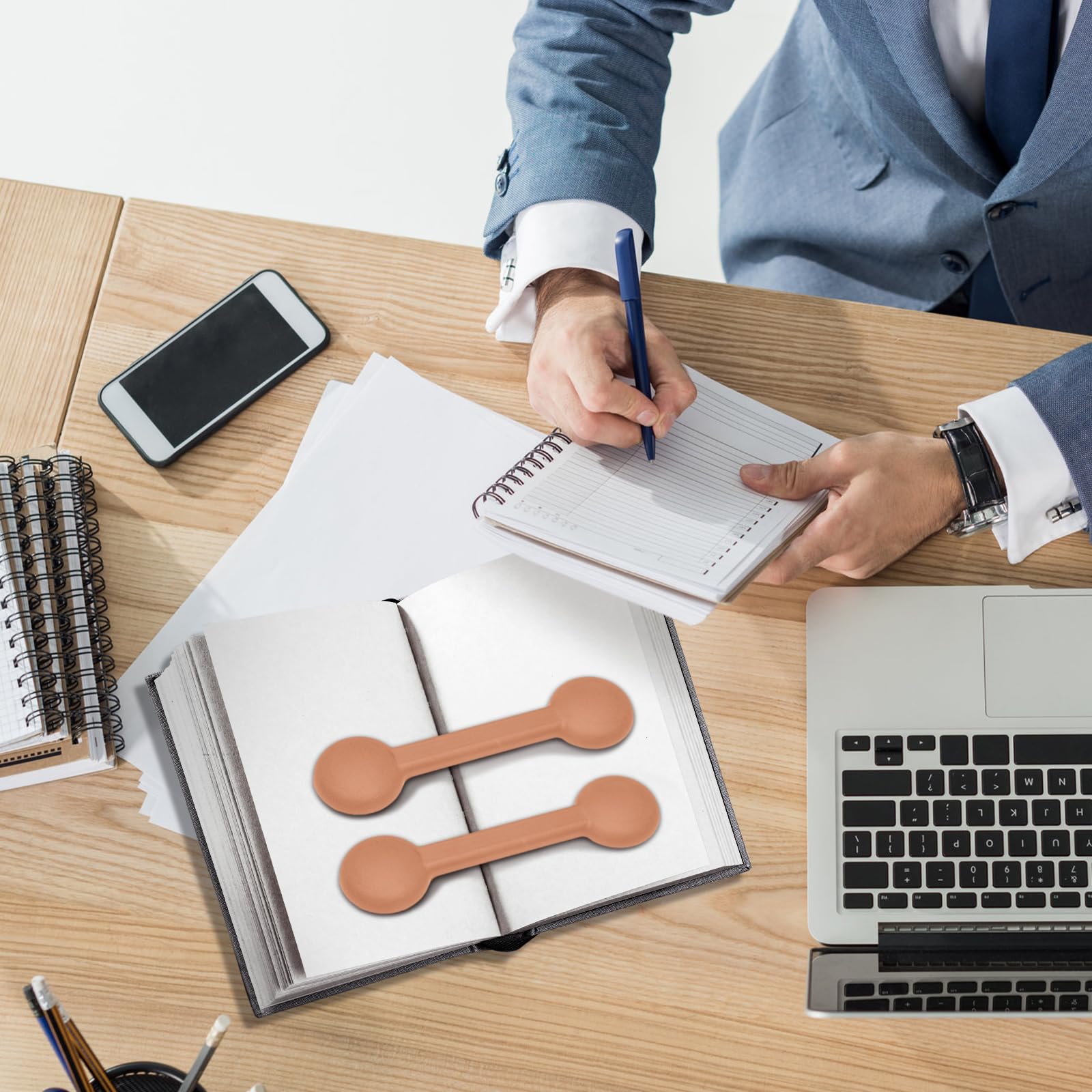 Snapklik.com : 2 Pieces Weighted Bookmarks Book Weight Page Holder ...