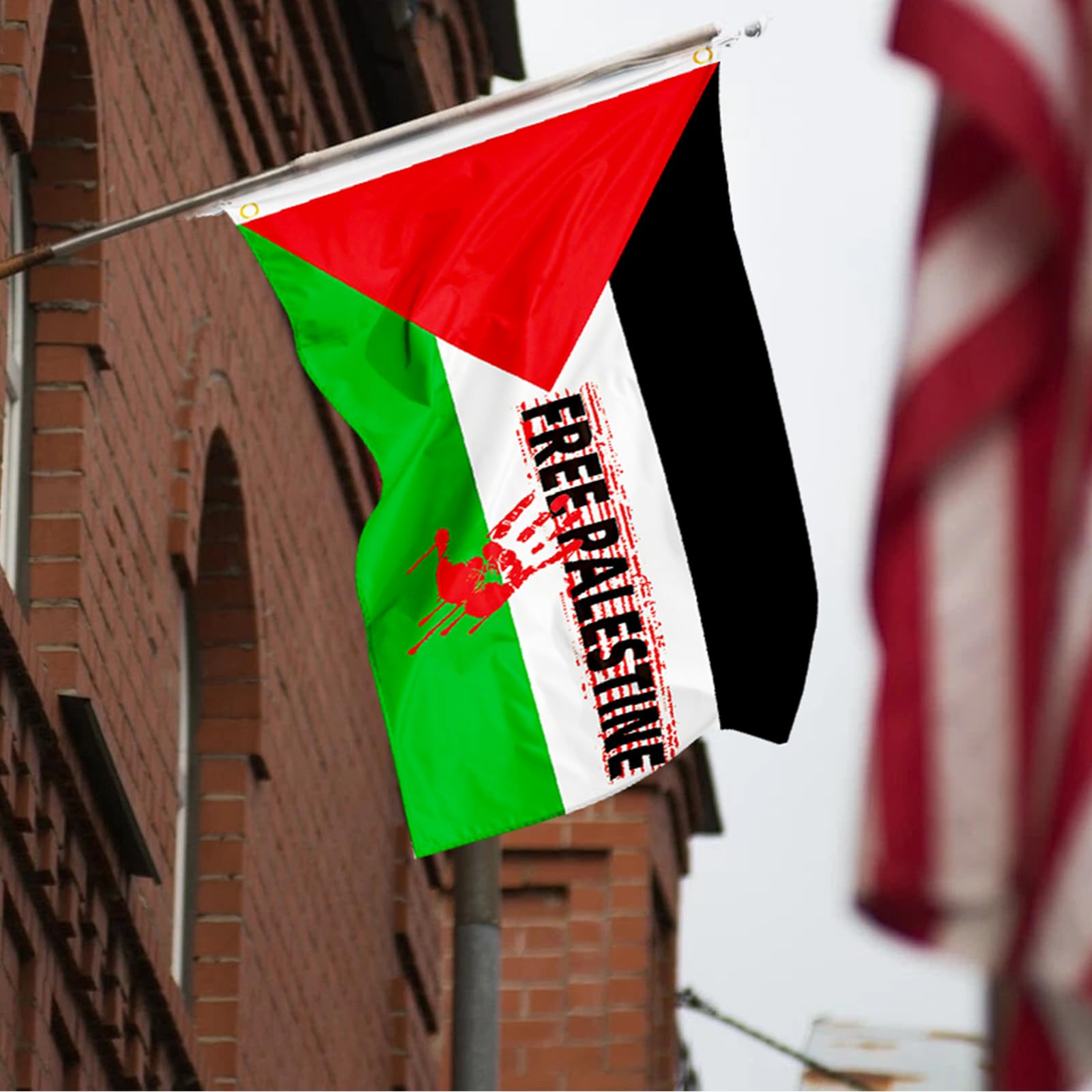 3x5Ft Palestine Flag Vivid Color Palestinian Flag Large Palestinian ...