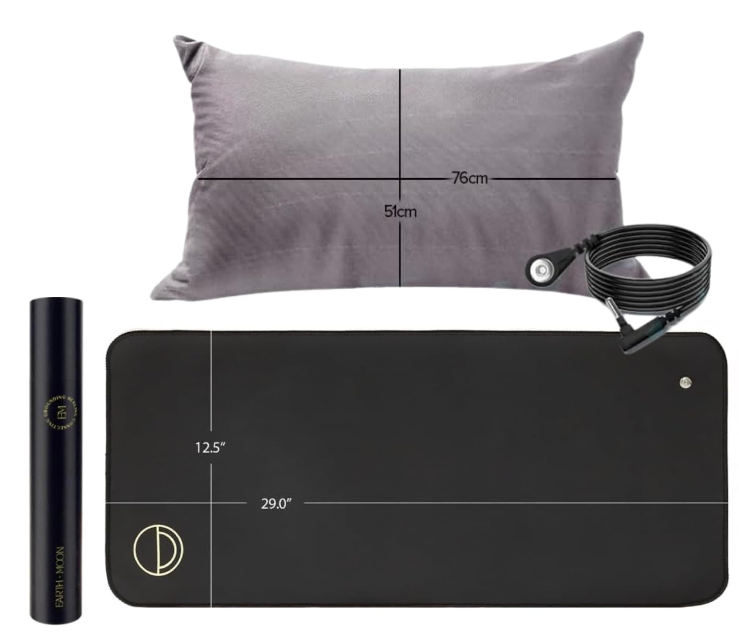 Amazon.com: EARTH AND MOON Grounding Mat and Grounding Pillowcase for ...