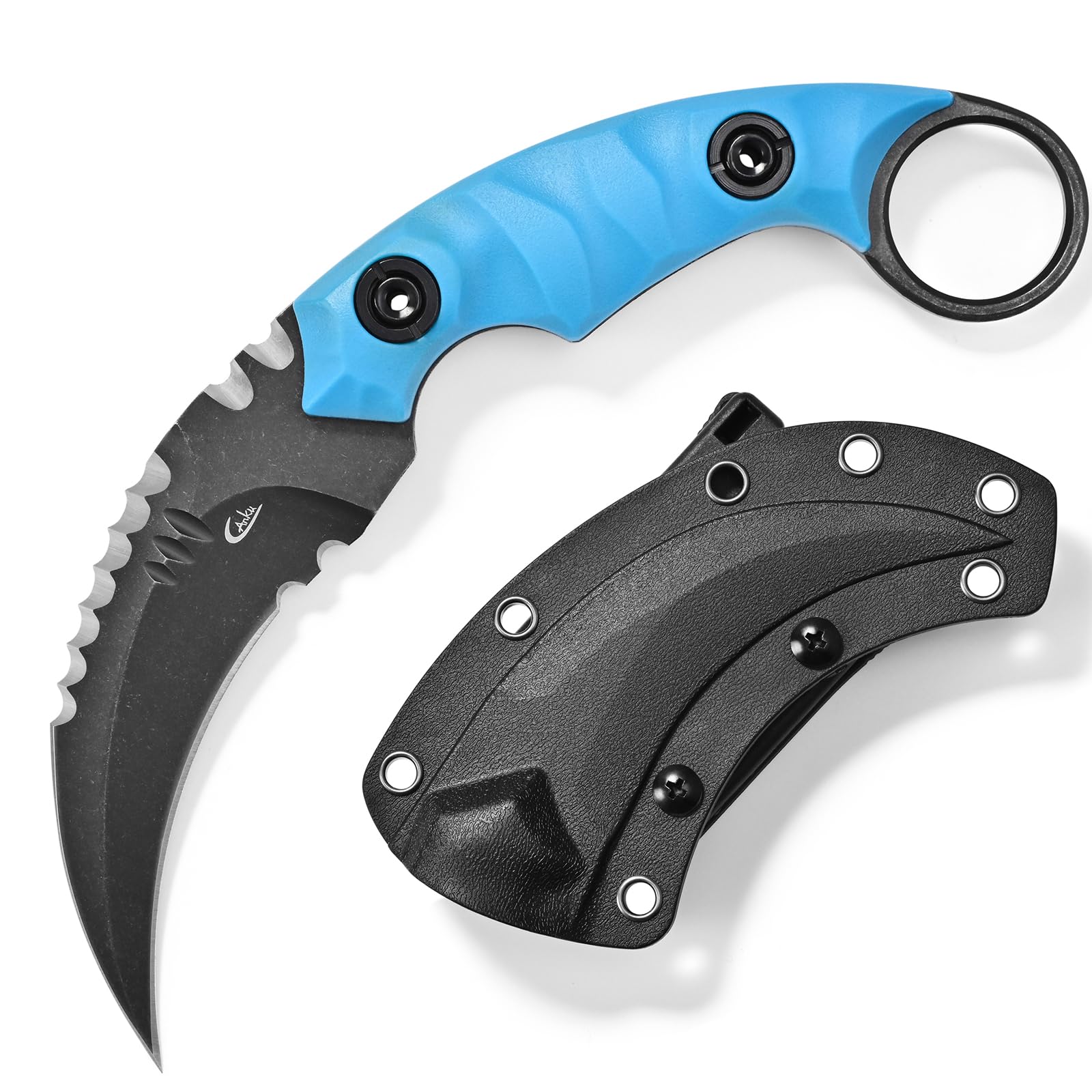 Snapklik.com : Ccanku C1691N Fixed Blade Knife,D2 Steel Nylon ...