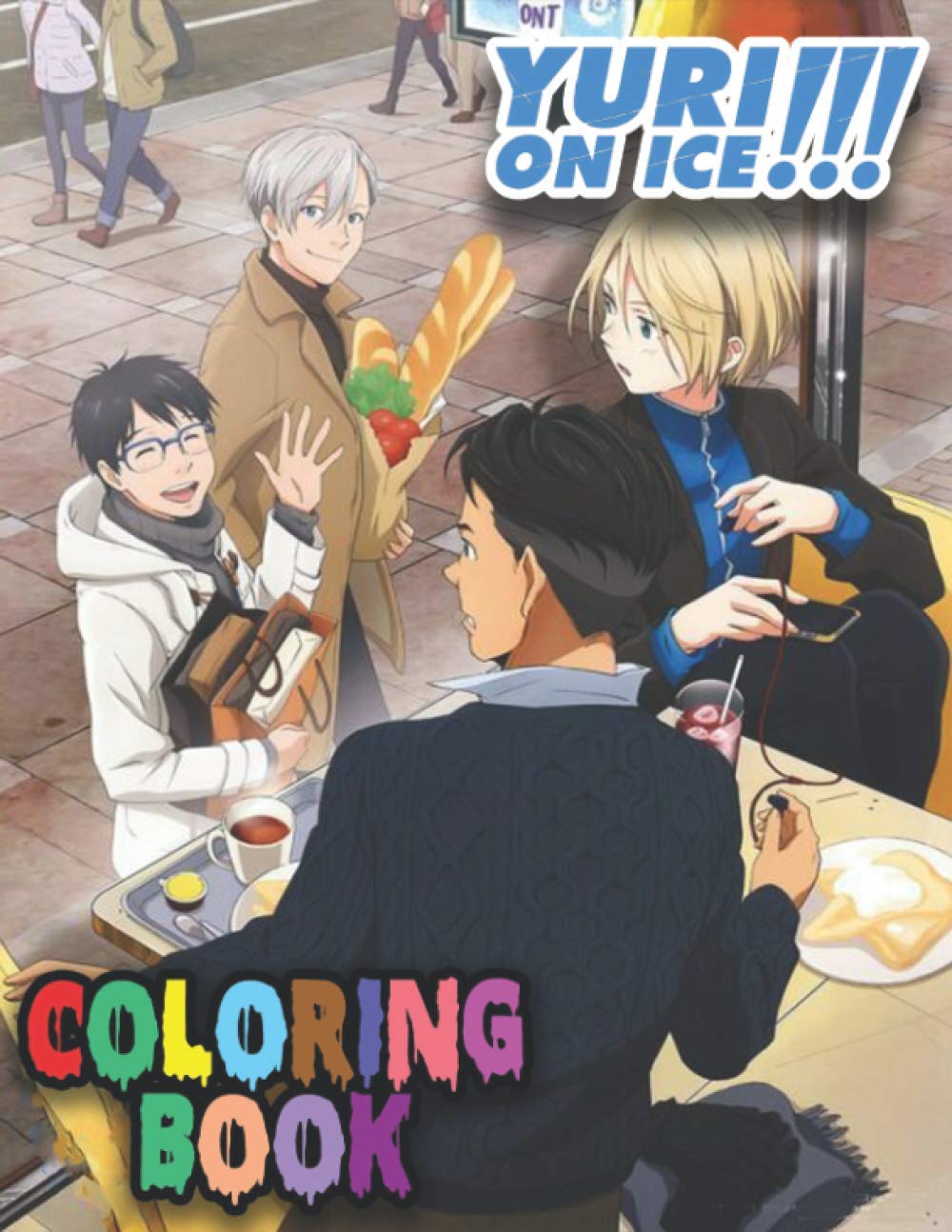 Yuri On Ice Coloring Pages A N X I E T Y (5 Color Palette) | Yuri On