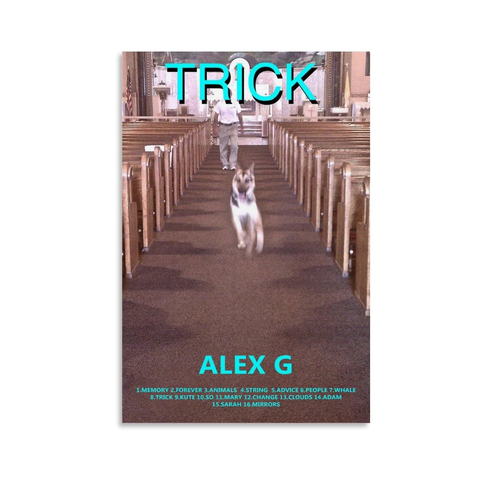 Amazon.com: lugEMa Alex G Poster Trick Album Cover Canvas Art Poster ...