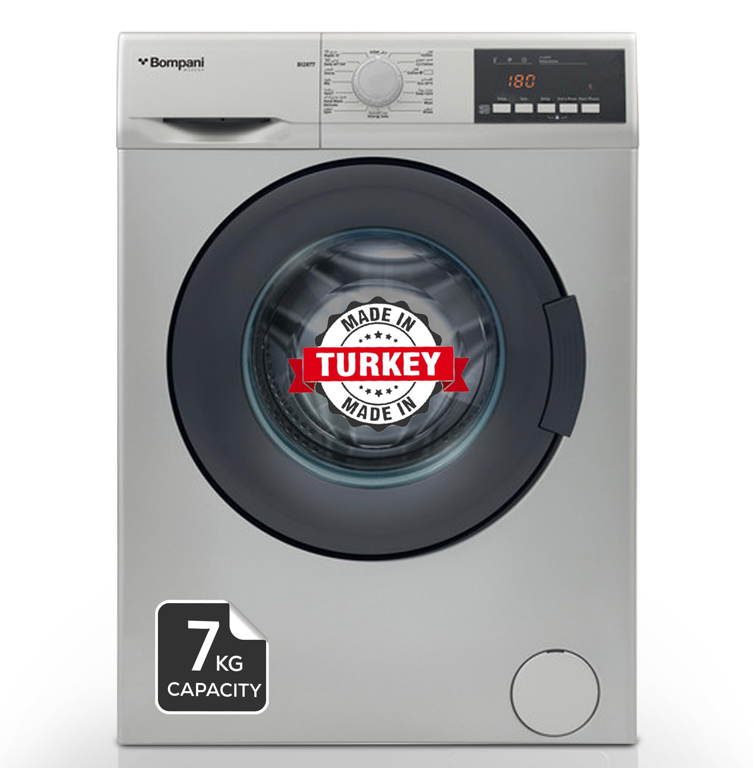 Bompani 7KG Front Load Washer - Advanced Features, Eco-friendly, 15 ...