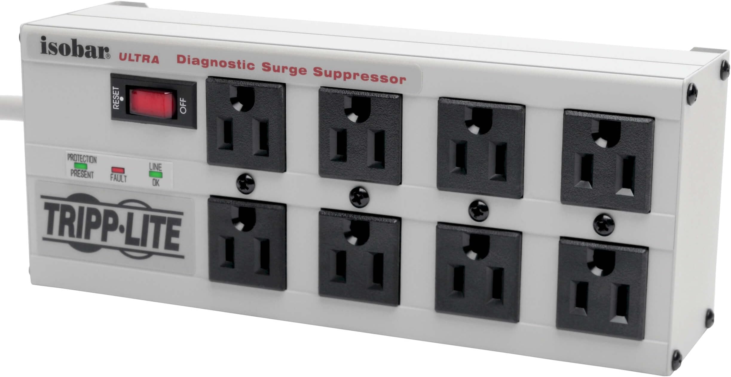 Amazon.com: Tripp Lite Isobar 8 Outlet Surge Protector Power Strip ...