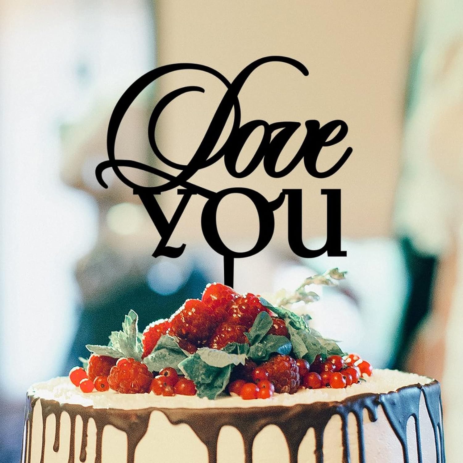 Love You Cake Topper For Wedding Bride Gift Couple Wedding Cake Topper ...