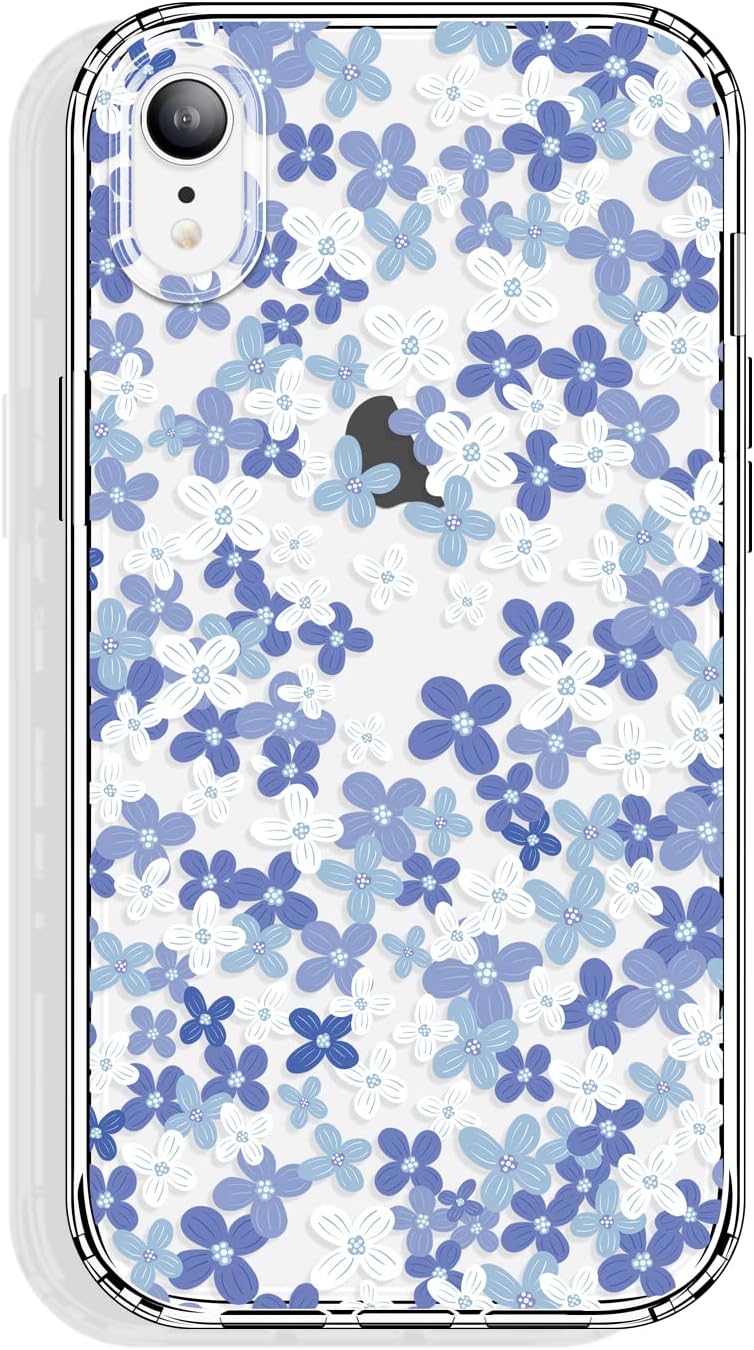 Amazon.com: iPhone XR Coastal Beach Summer Blue Ocean Seashell Aesthetic Toile Case : Cell ...
