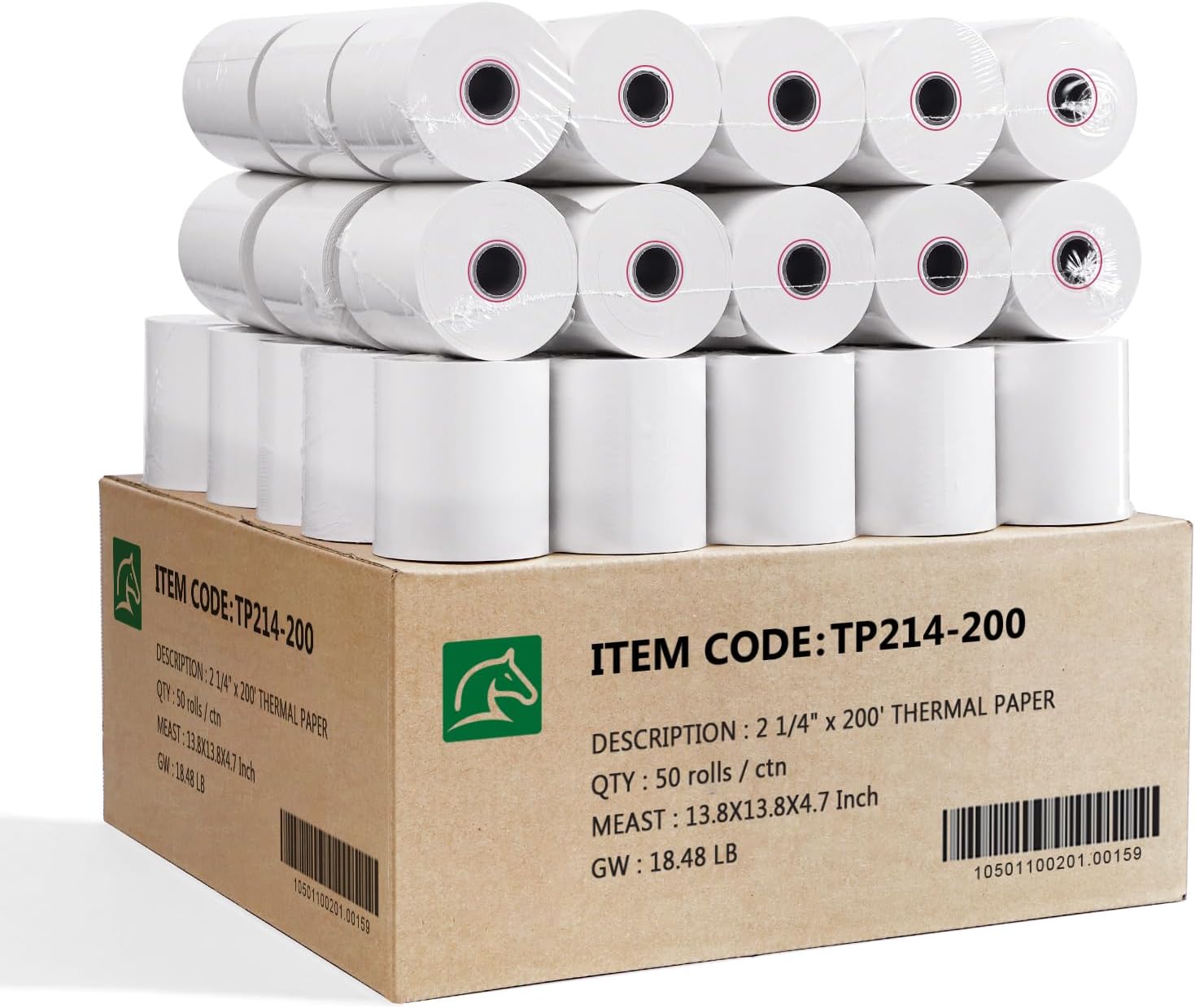 Amazon.com : Thermal Printer Receipt Paper Rolls 3 1/8 x 230 for Clover ...