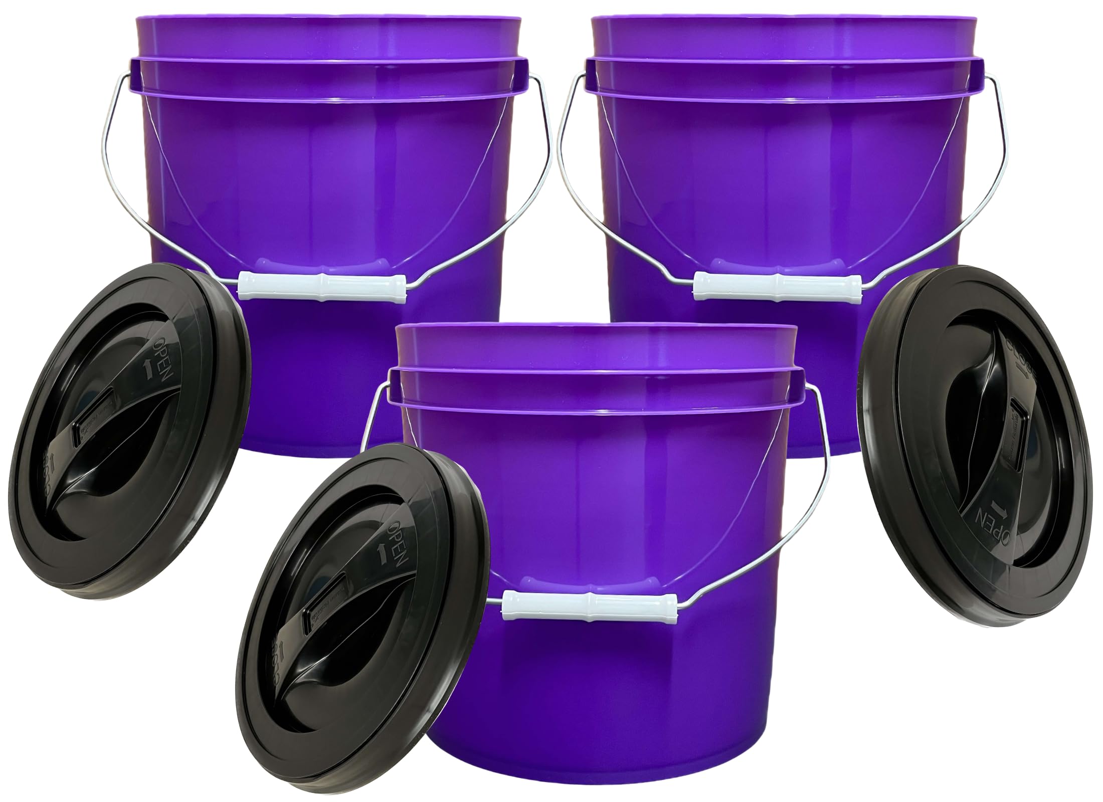 Amazon.com: House Naturals 2 Gallon Purple Food Grade BPA Free Made in ...