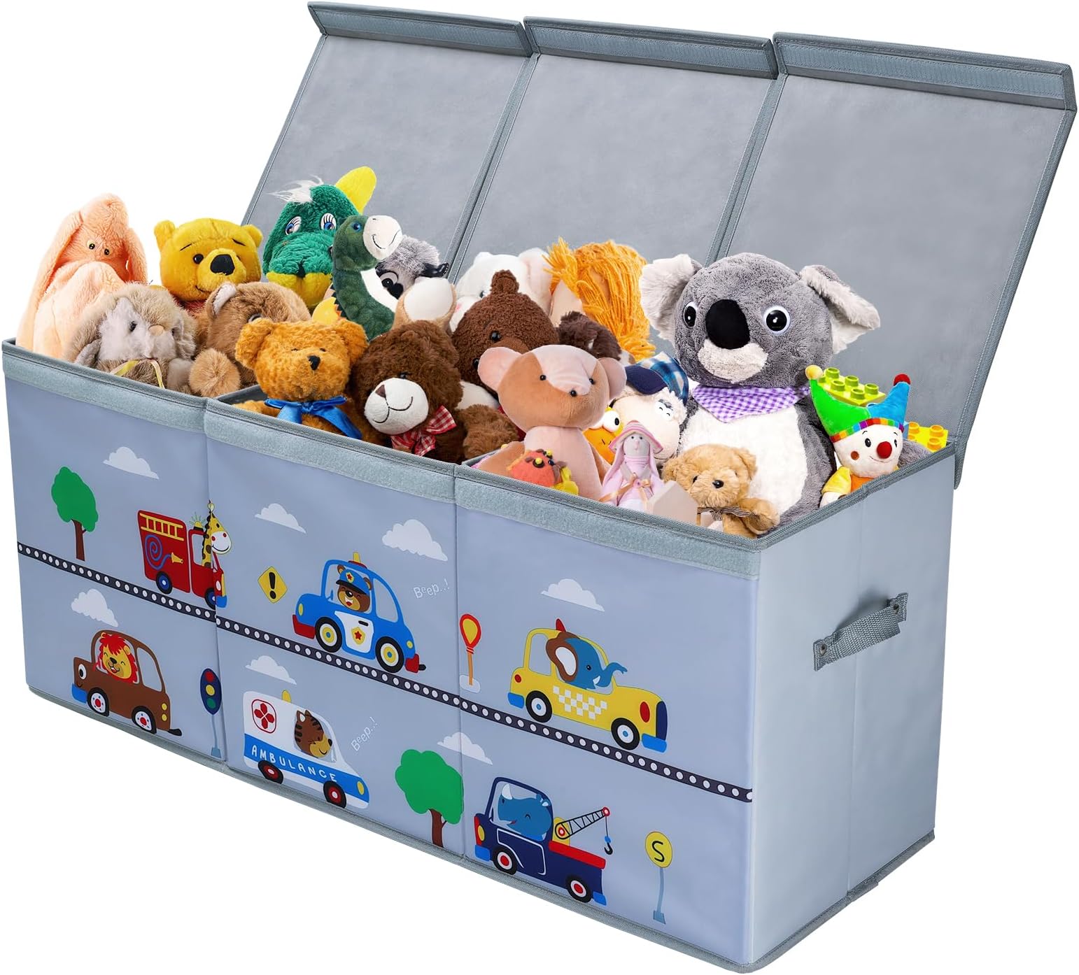 Paw Patrol Kids Bedroom Toy Storage Unit with 6 fabric storage boxes ...