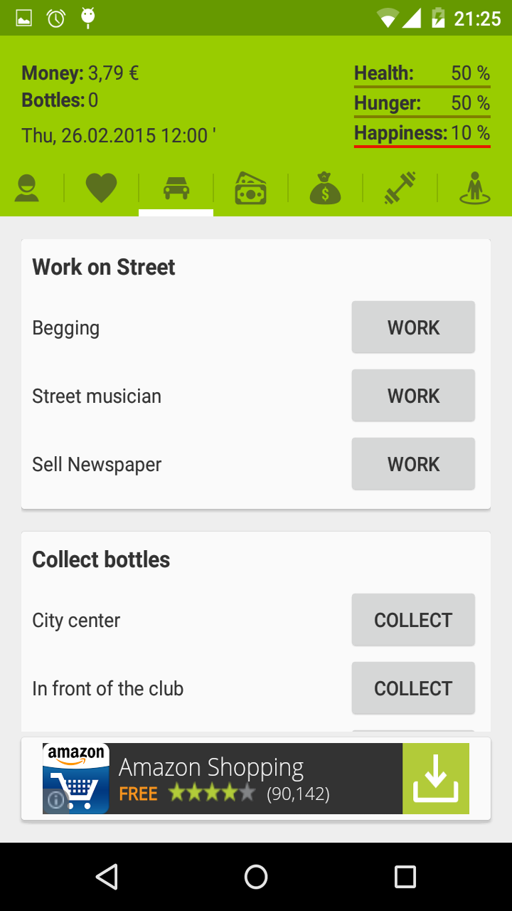 Hobo Simulator - App on the Amazon Appstore