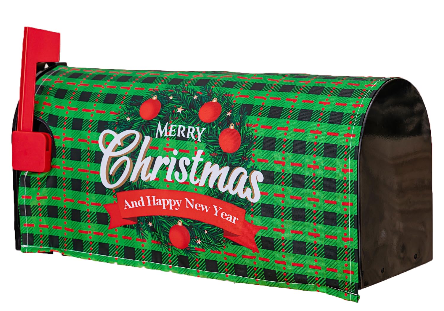 Amazon.com: Christmas Mailbox Cover 21 * 18inch Standard Size Suitable ...
