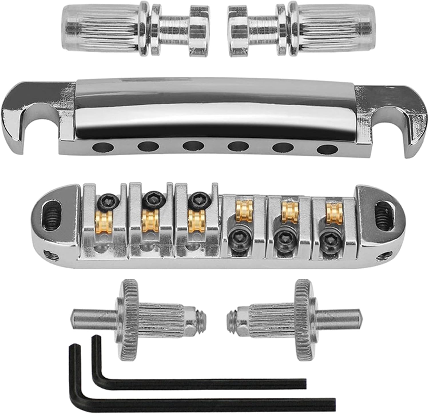 Roller Tune O Matic Bridge for Electric Guitar Replacement with Big ...