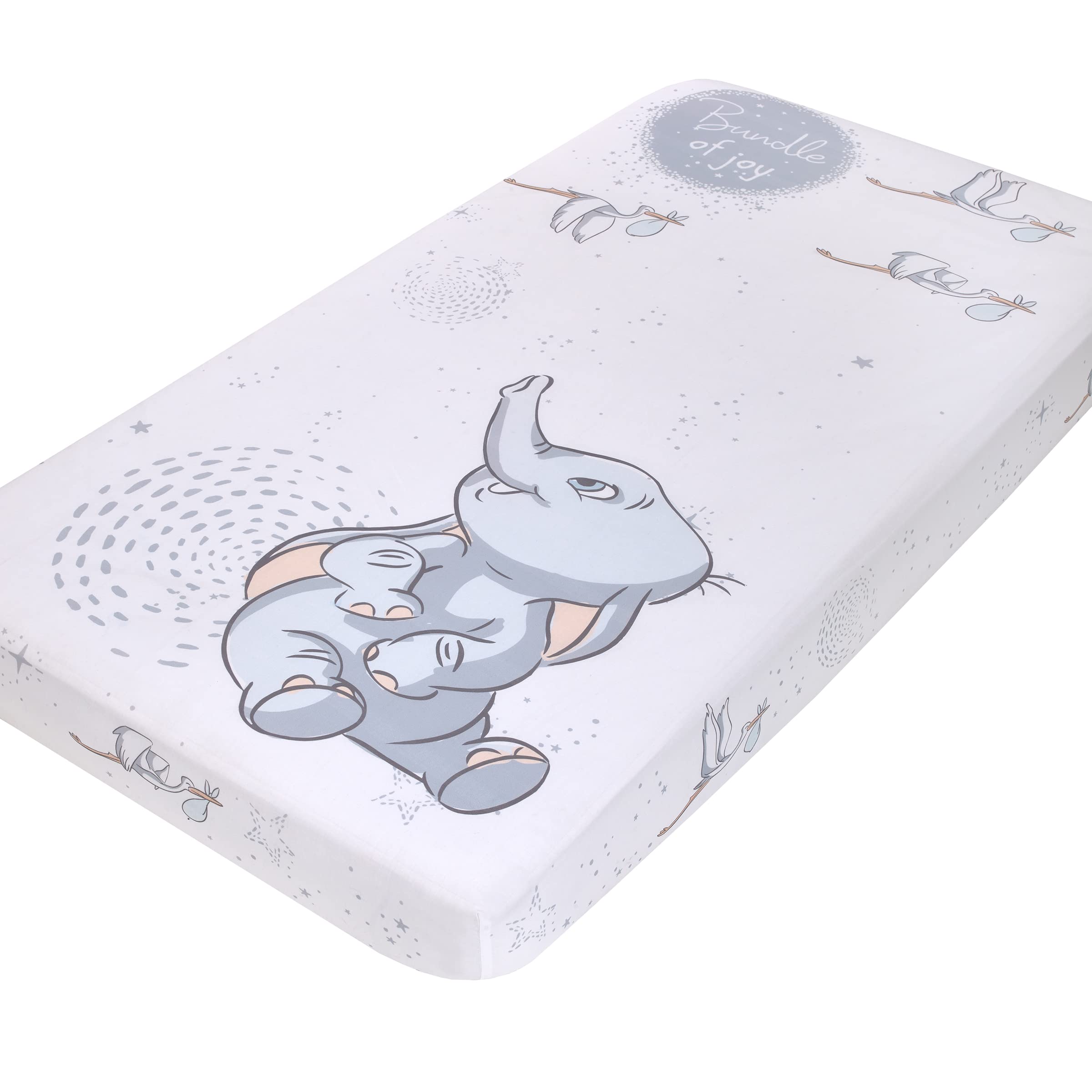 Disney Dumbo Shine Bright Little Star White, Gray, And Aqua Cloud Piece ...
