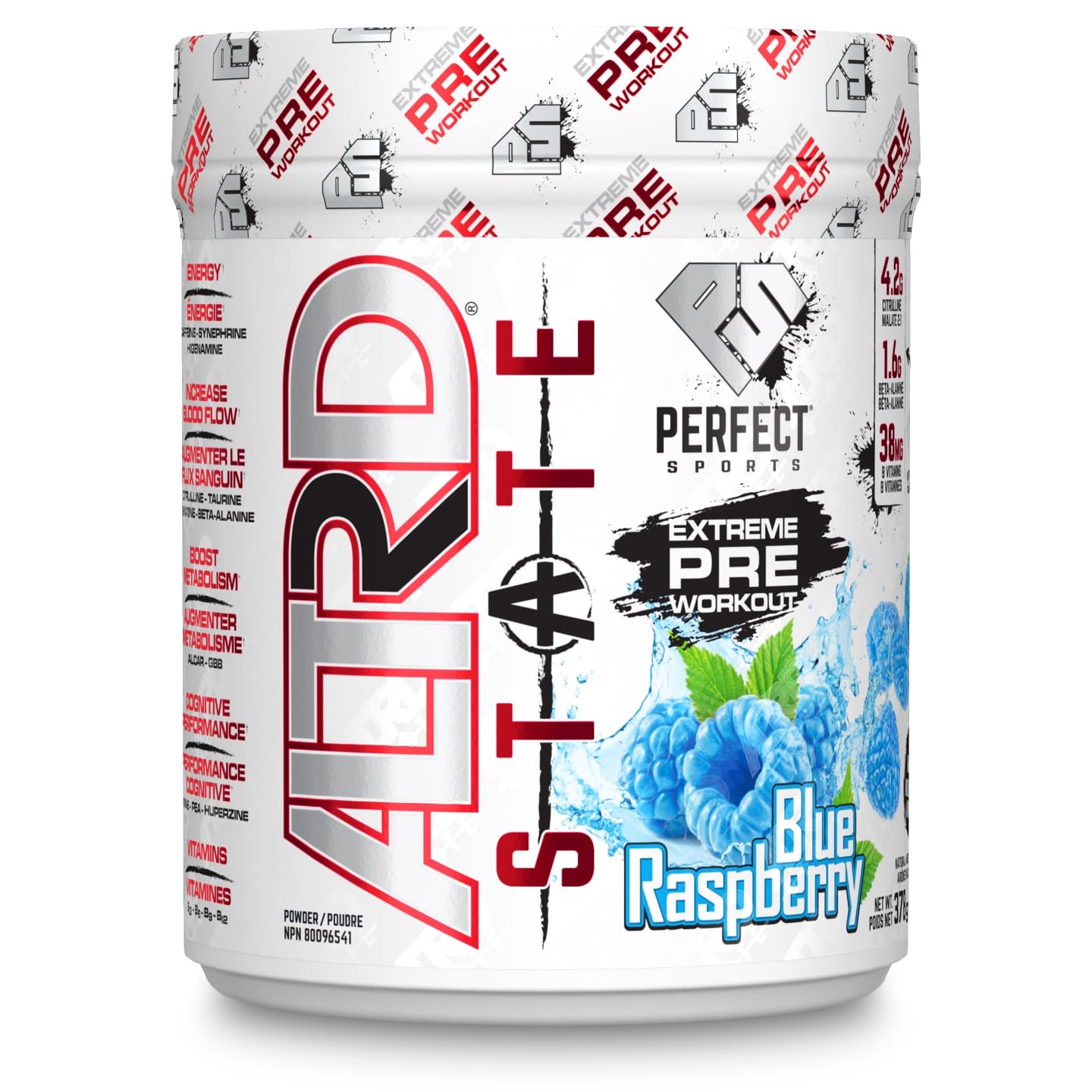 ALTRD STATE Pre Workout Powder, Blue Raspberry, 40 servings : Amazon.ca ...