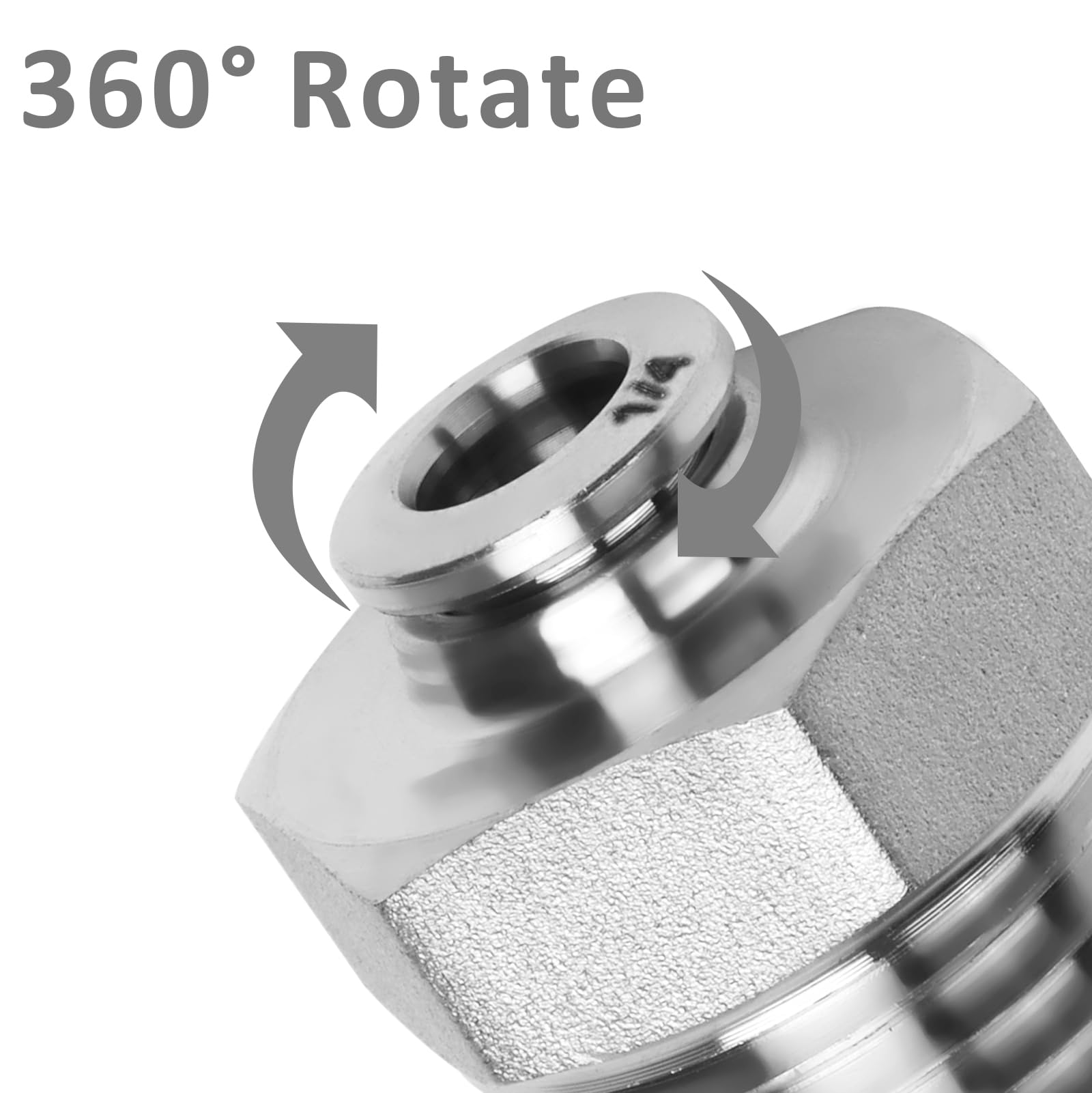 Snapklik.com : DERPIPE Push To Connect Fitting - 304 Stainless Steel ...