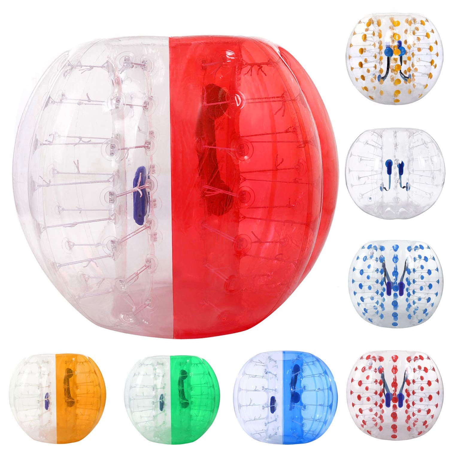 Hikole Inflatable Bumper Ball, Bubble Soccer Zorb Ball 5FT(1.5m) Dia ...