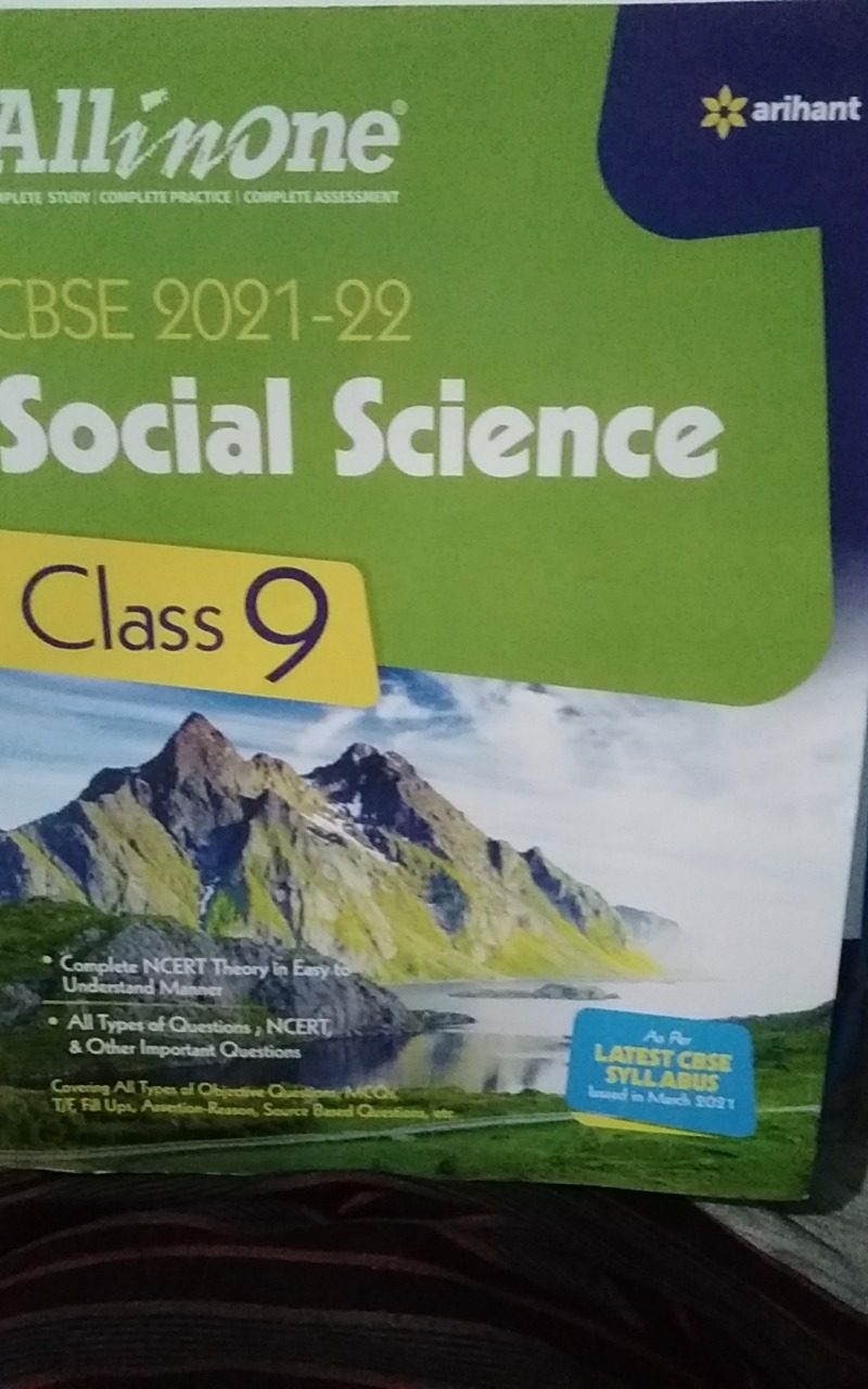 CBSE All In One Social Science Class 9 for 2022 Exam (Updated edition ...