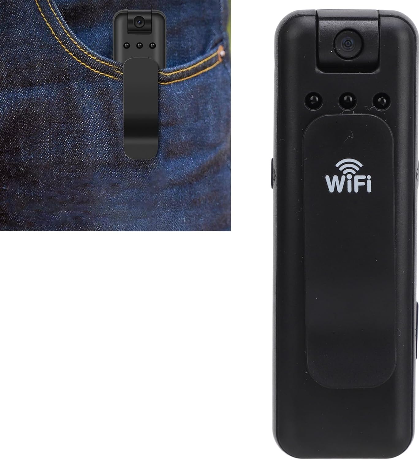 Mini Body Camera 1080P, Magnetic Video Recorder, Built in 32GB Memory ...