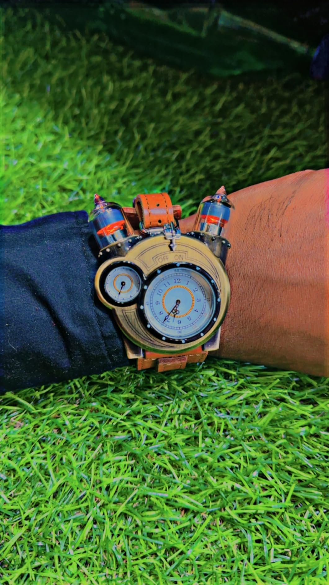 ThinkGeek Plastic Unisex-Adult Steampunk Styled Tesla Analog Watch ...