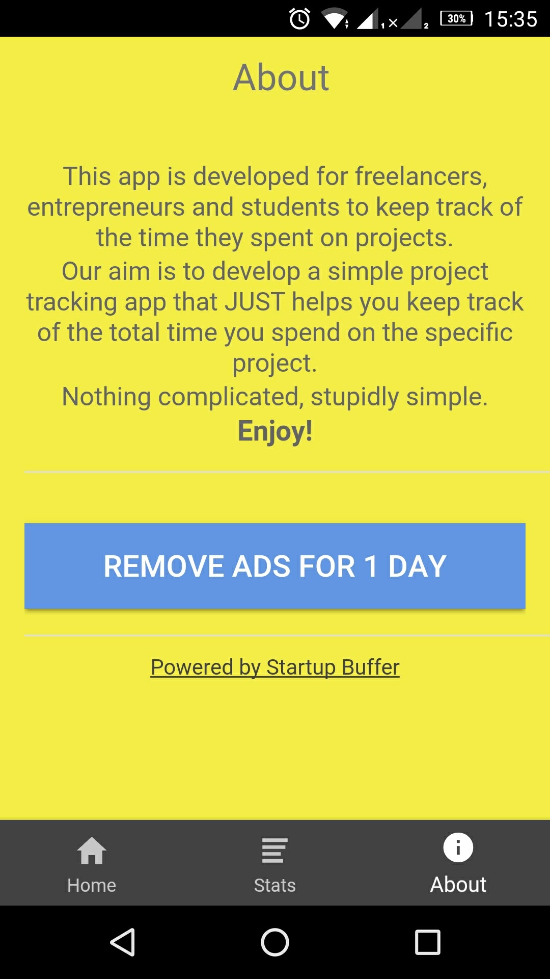 Simple Work Tracker - Project Time Spent Tracking - App on Amazon Appstore